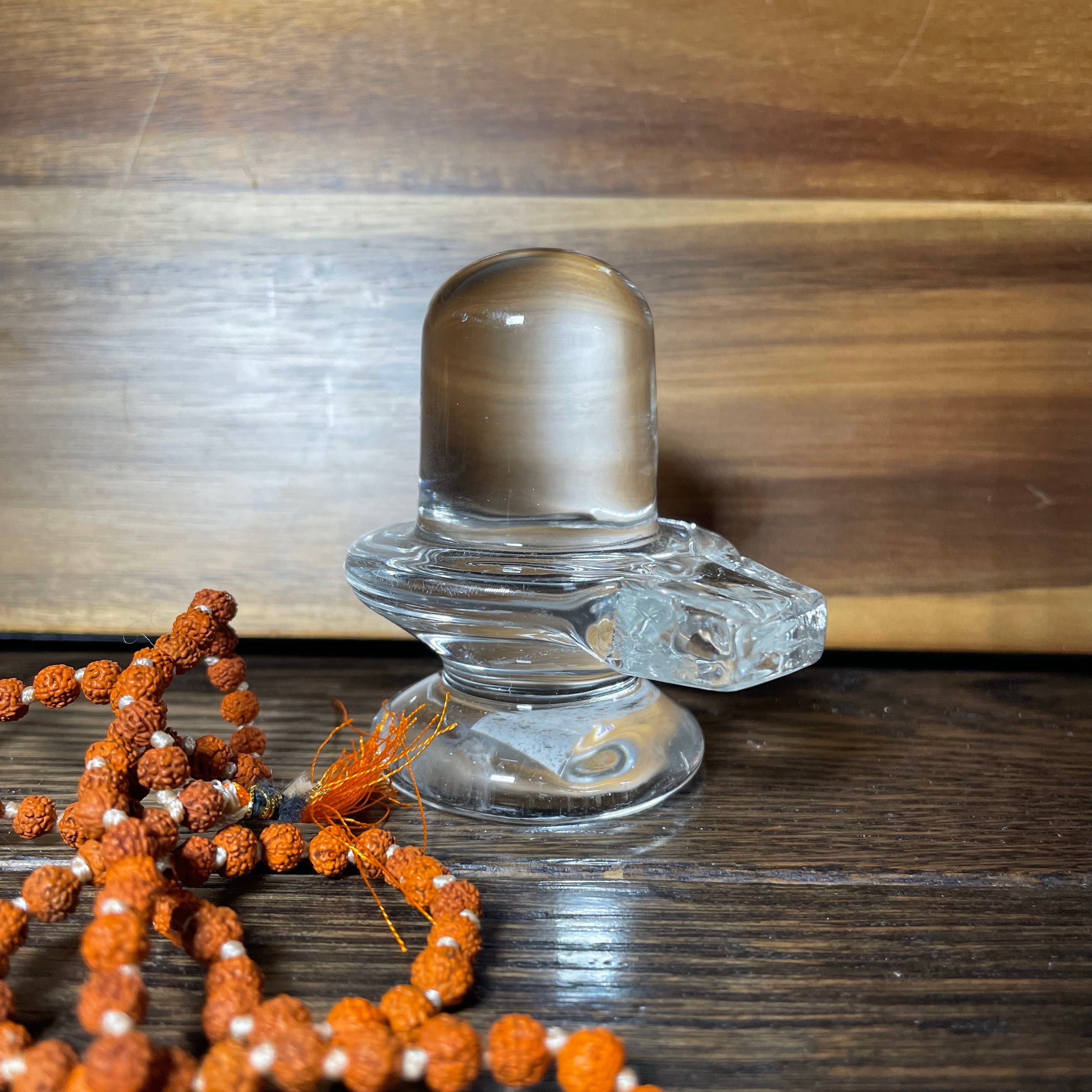 Copy of Shiv Lingam (Crystal) - 3" | PoojaPaath - Devotion at your Door
